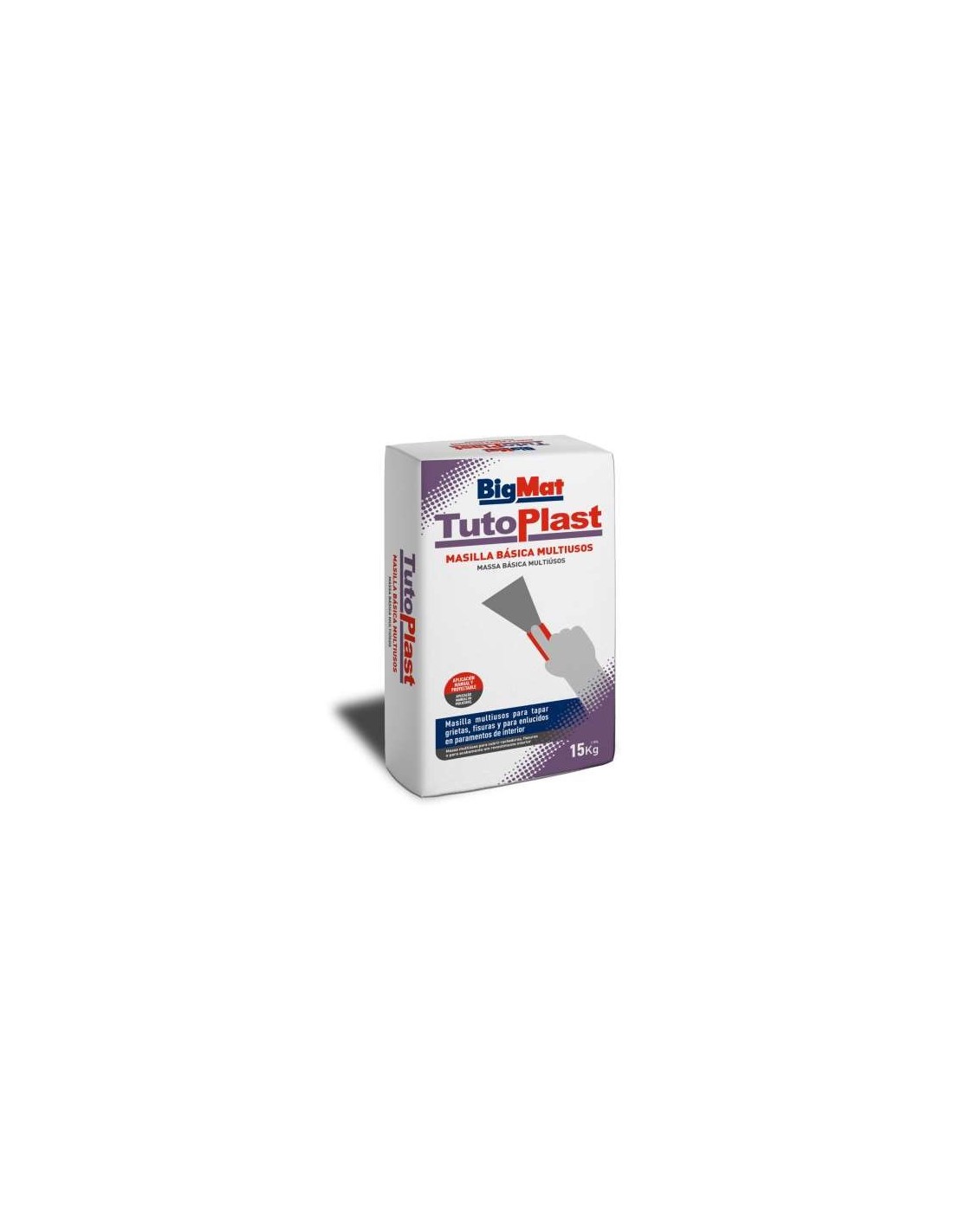 SACO 15KG MASILLA TUTOPLAST STAND.BIGMAT